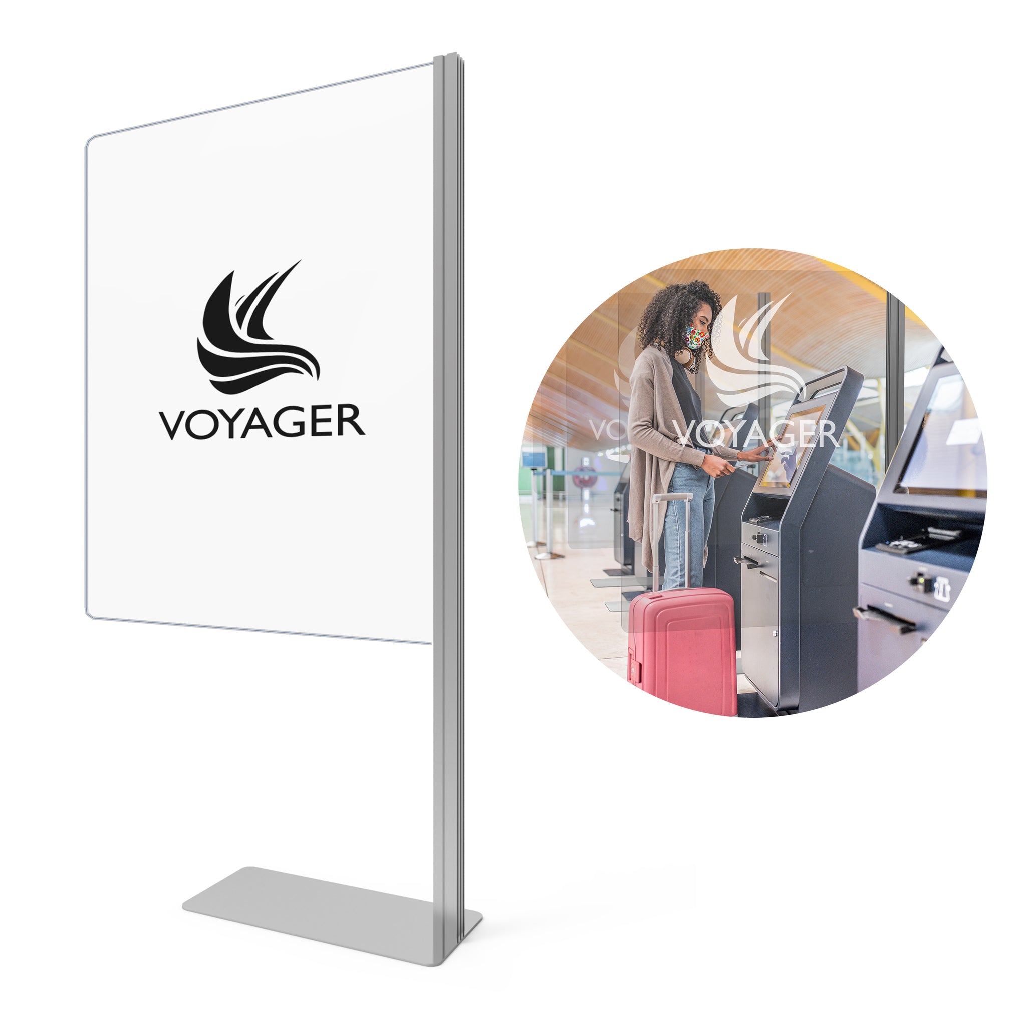 Workstation Dividers - D3 Portable Displays
